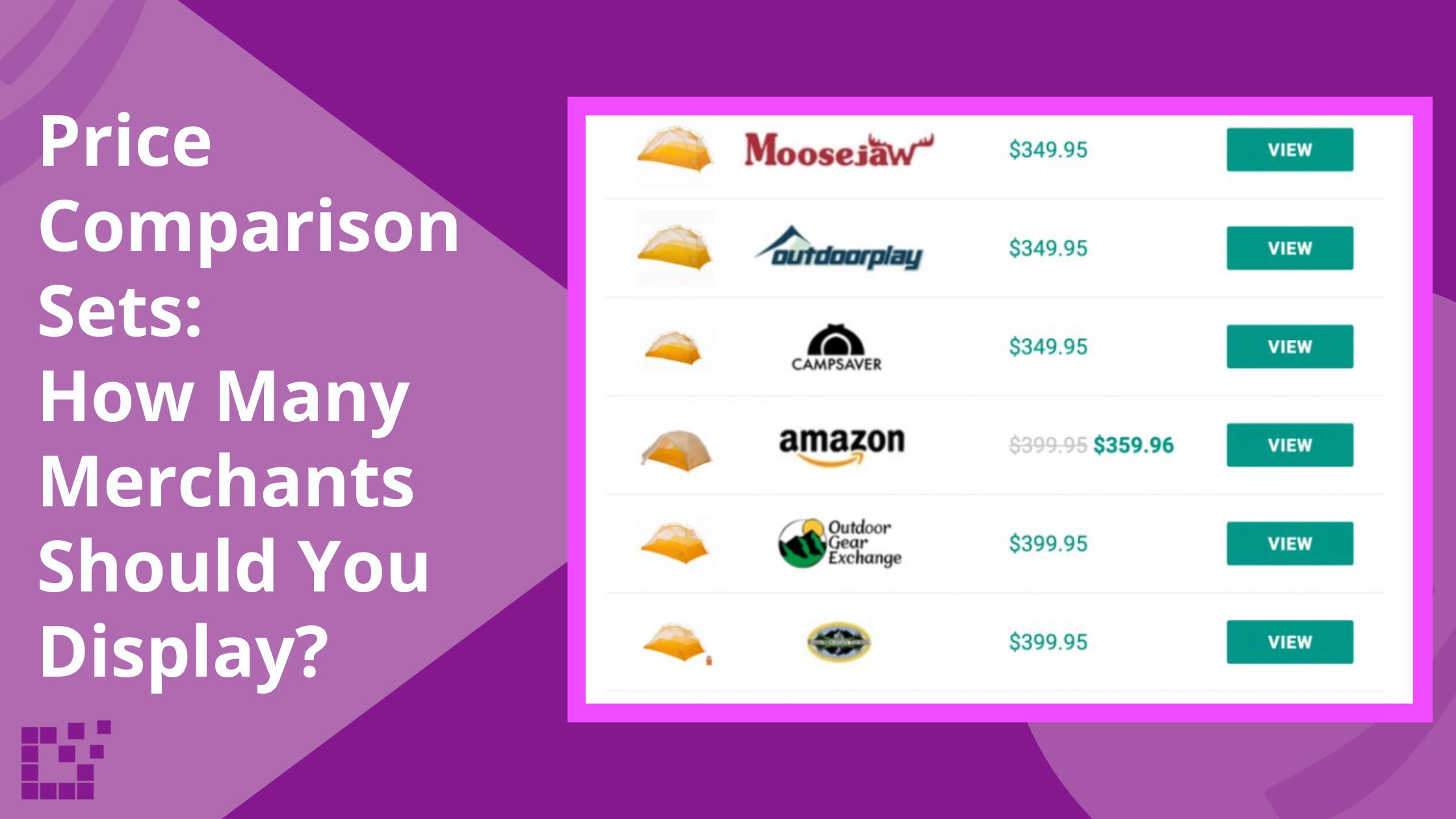 Price Comparison Sets: How Many Merchants Should You Display?