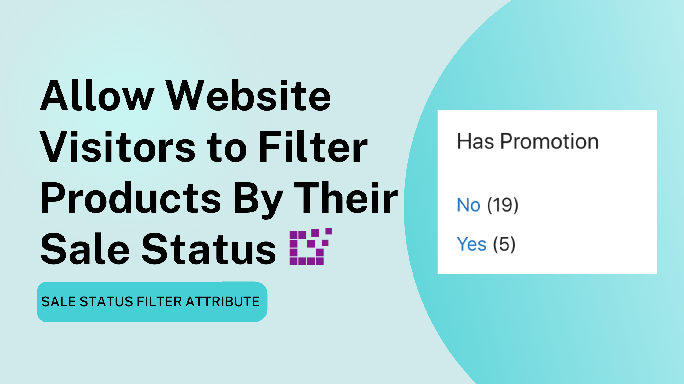 Allow Website Visitors to Filter Products By Their Sale Status