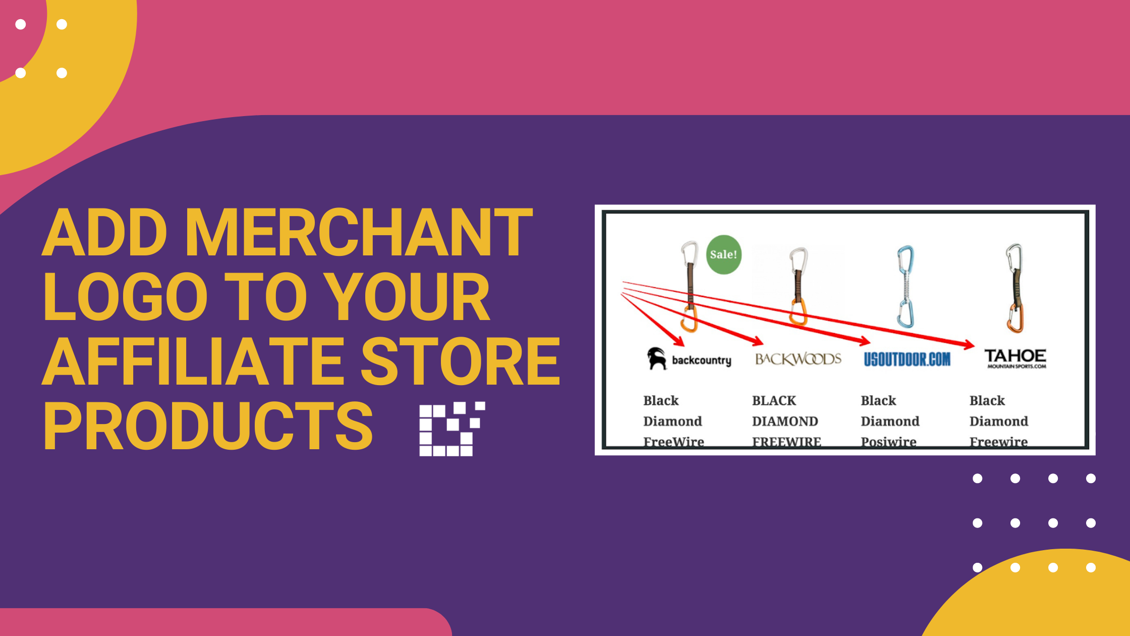 Enhancing Your Affiliate Store: Adding Merchant Logos to Products